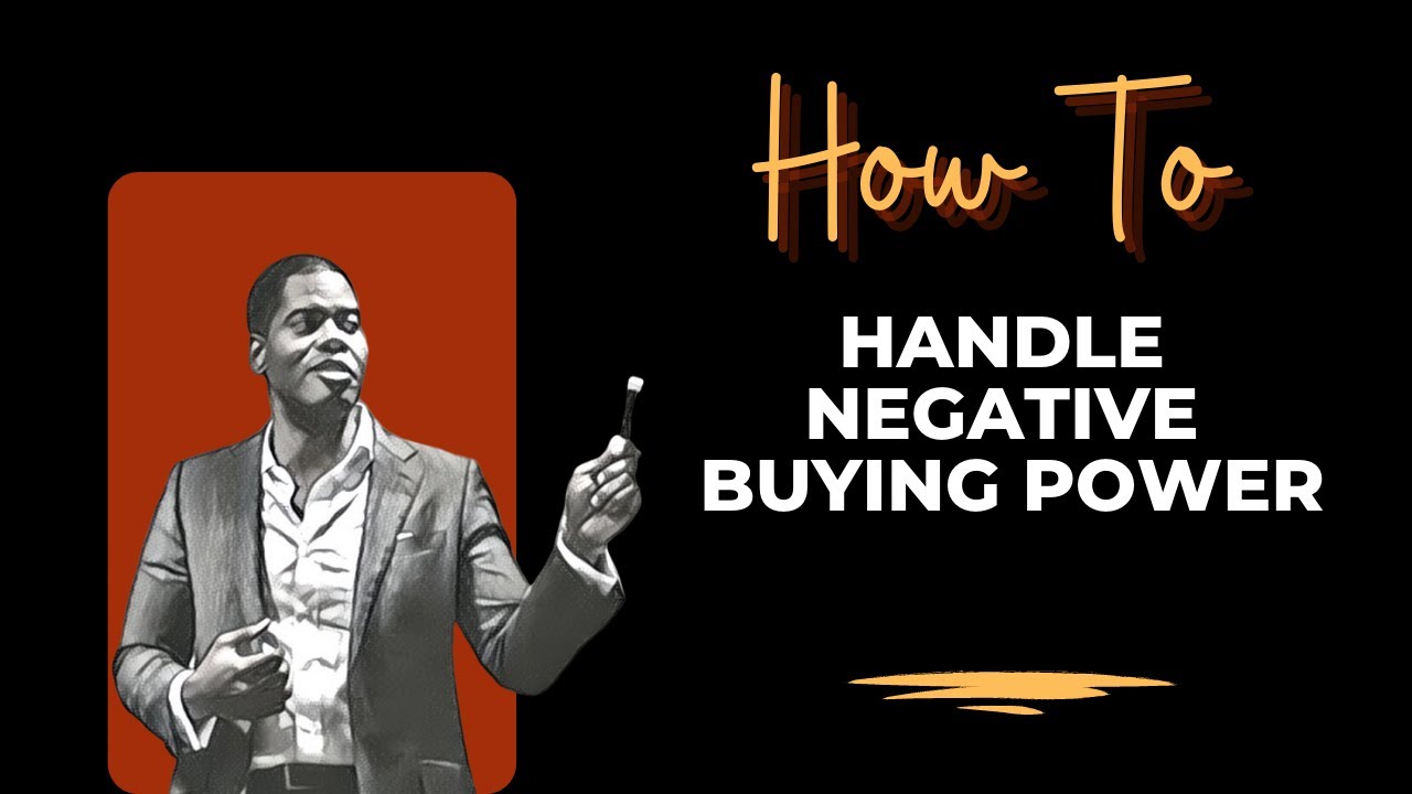 How to Handle Negative Buying Power - YouTube