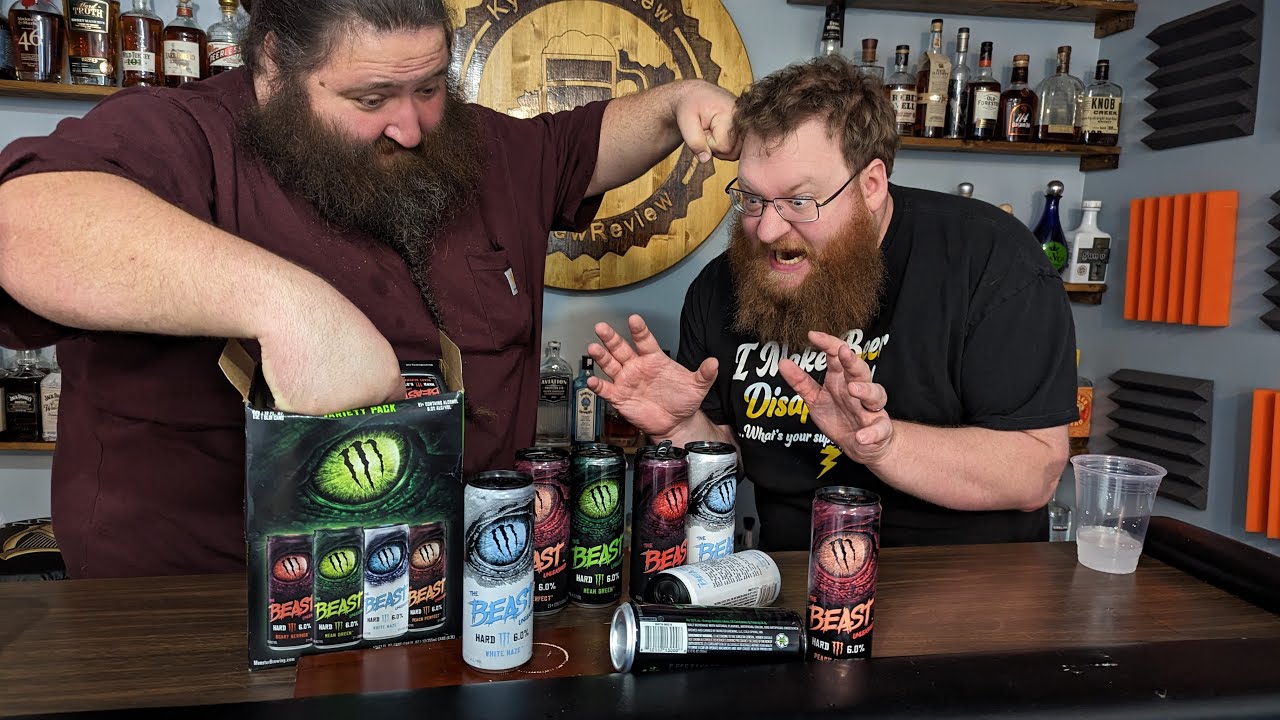 The Beast Unleashed Monster Seltzer Variety Pack Review! - YouTube