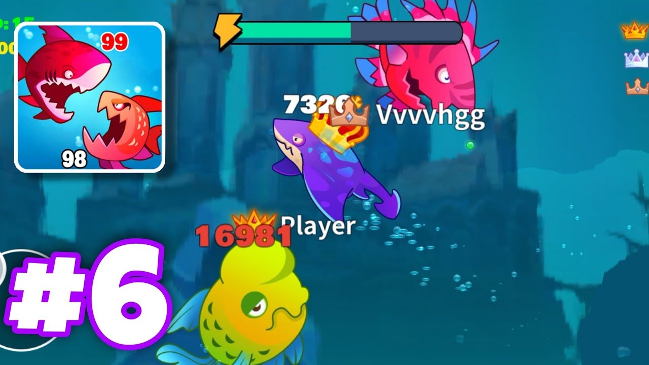 Eat Fish.IO - Game Gameplay Part 6 ( iOS , Android) - YouTube