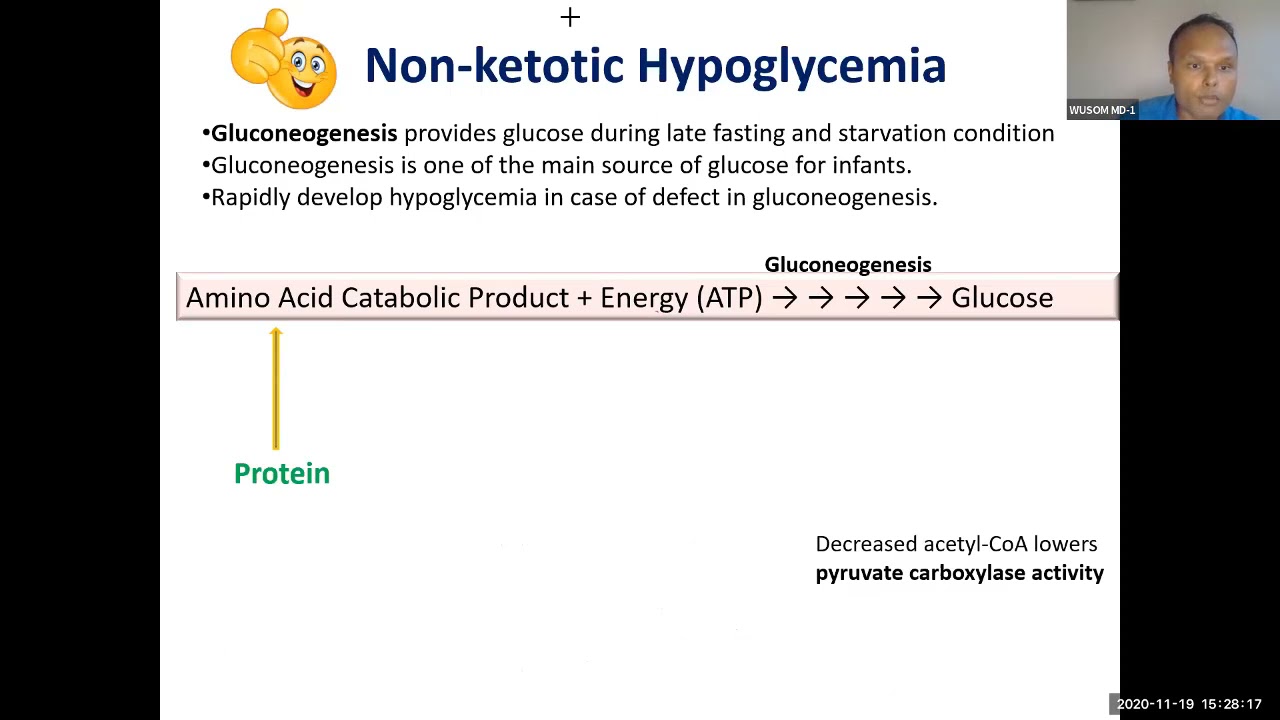 lipid 6.2: Hypoketotic hypoglycemia -Most important presentation of ...