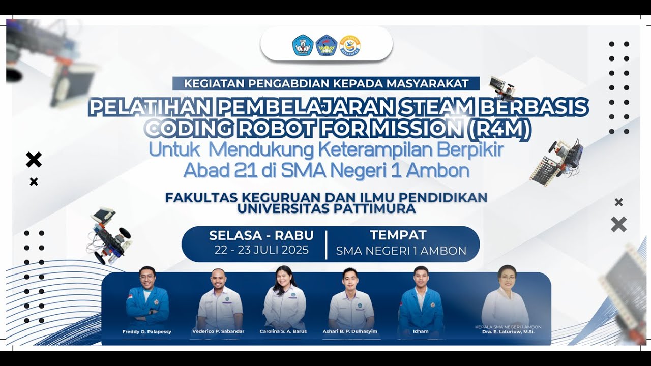 PKM BIMA 2025: Pelatihan Pembelajaran STEAM Berbasis Coding Robot for ...