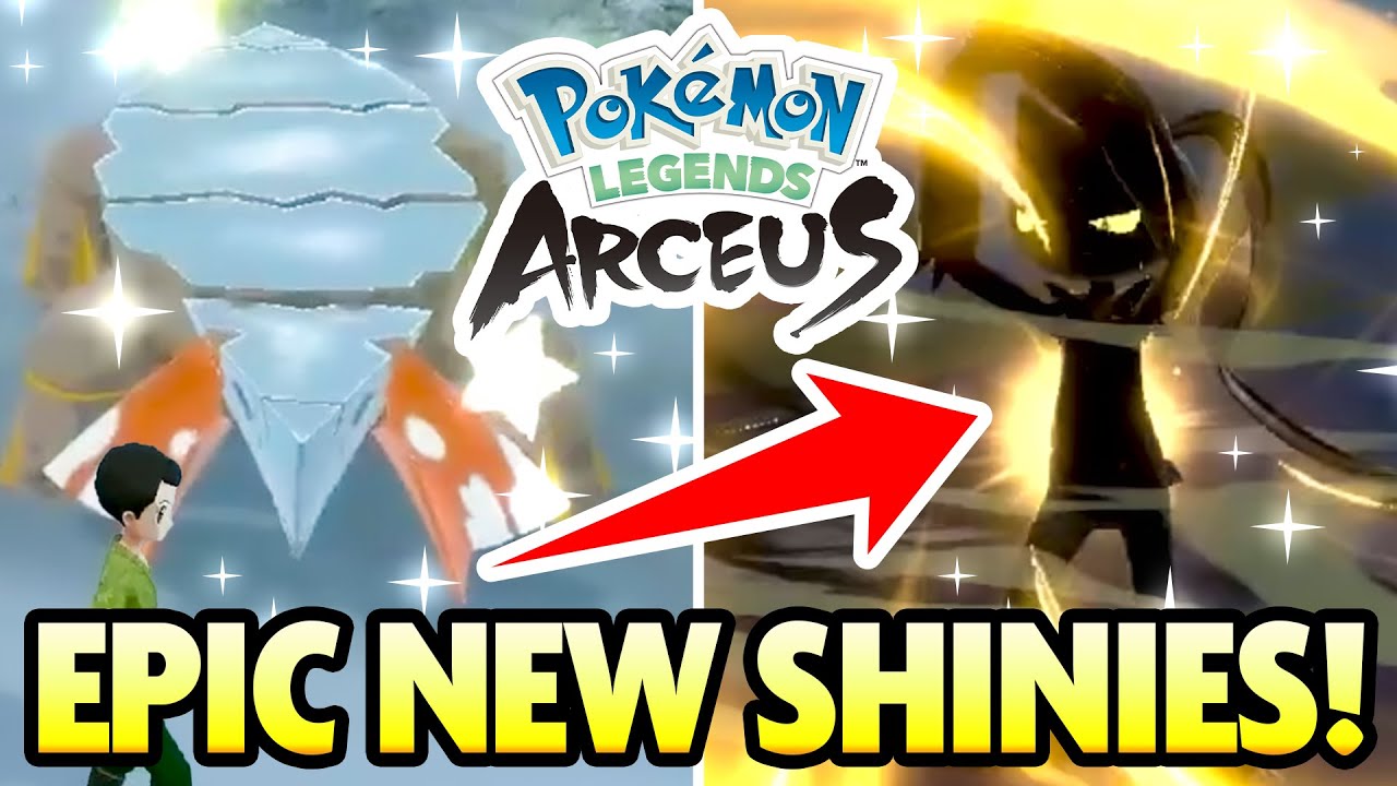 EPIC NEW SHINIES! Shiny Hisui Avalugg, Sneasel and Turtwig in Pokemon ...