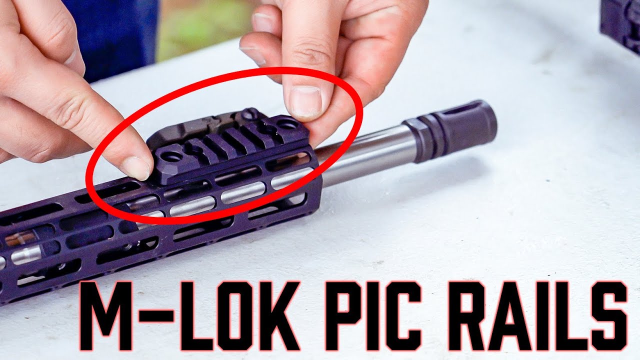 How To Install M Lok Picatinny Rails Grovtec YouTube