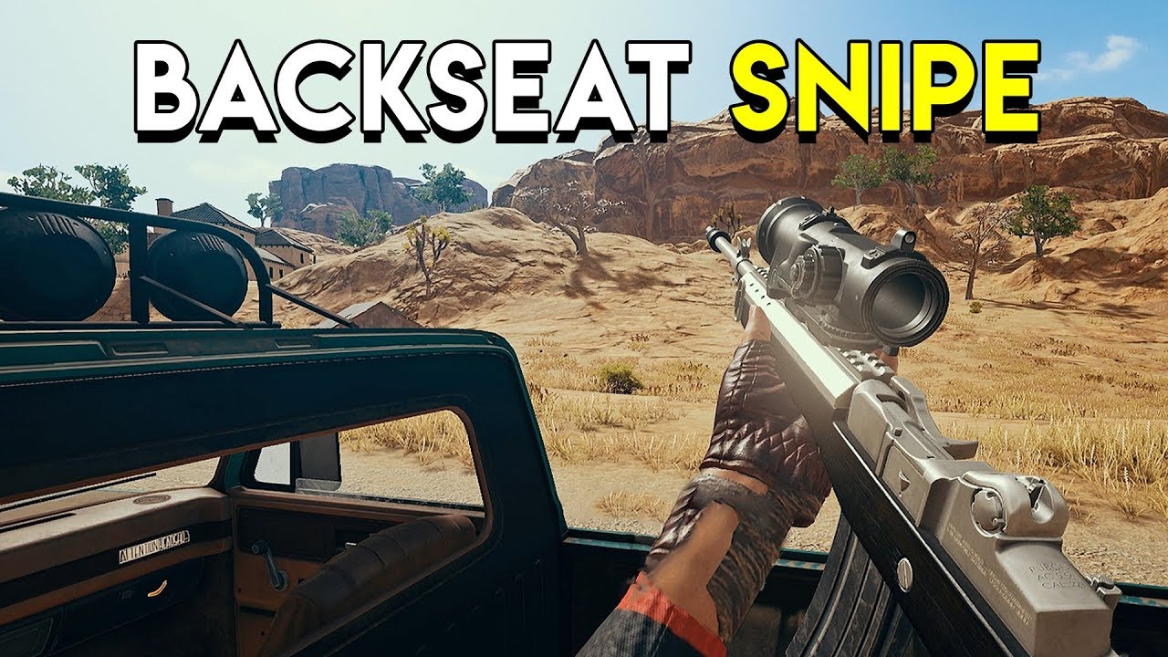 Backseat Snipe Pubg Youtube