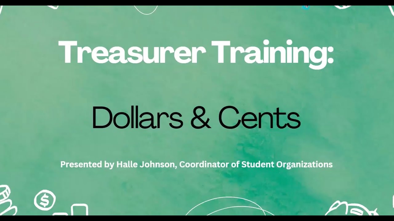 SOLD Treasurer Training - YouTube