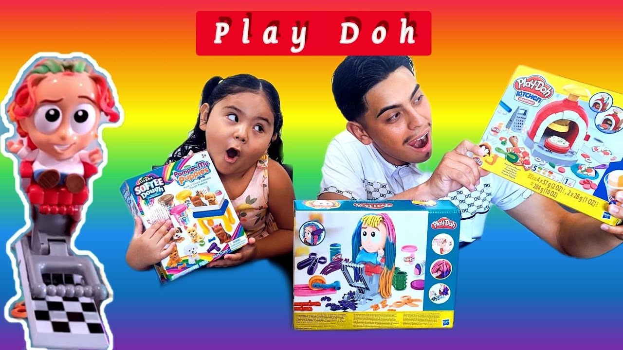 (PLAY-DOH) Amazing play-doh set's with colorful toy's. - YouTube