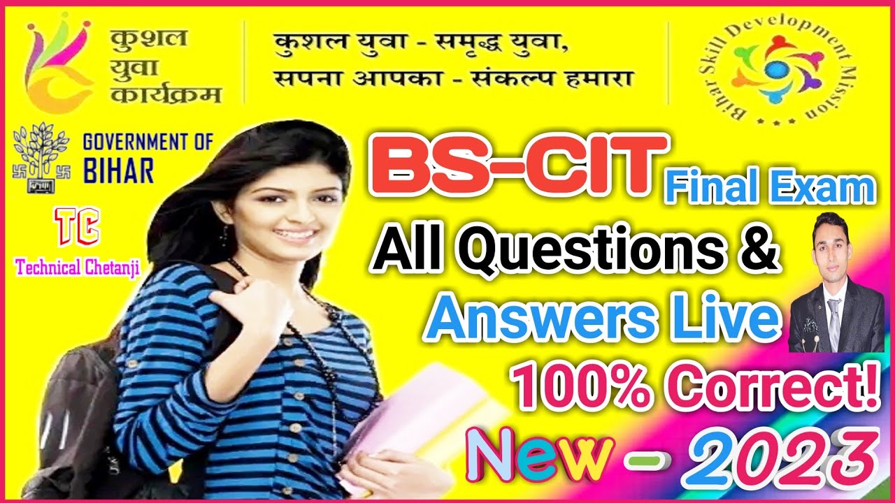 CIT Final Exam 2023 | BS CIT final Exam 2023 | KYP Final Exam Question ...
