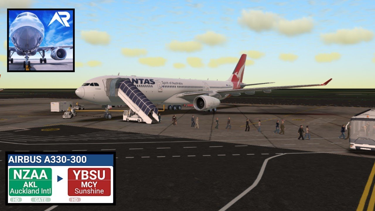 [RFS Real Flight Simulator] Qantas Airways A330 - 300 |Auckland ...
