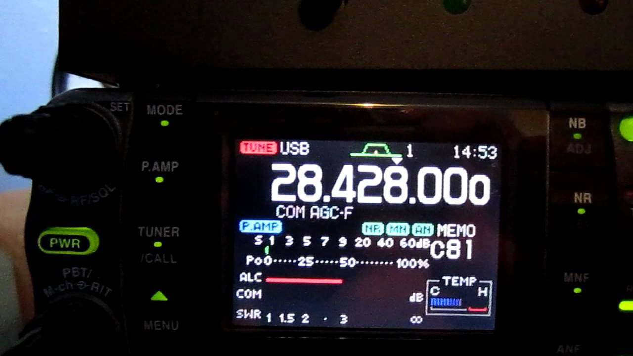 A61R M0MDA 1/10/11 10 METER PROPAGATION METRE 28.428 SSB - YouTube