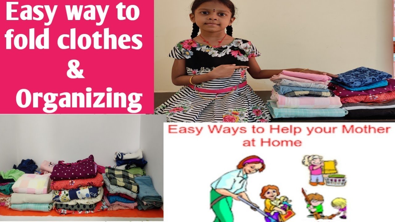 folding clothes | Practical life skills activity | kids activity # ...