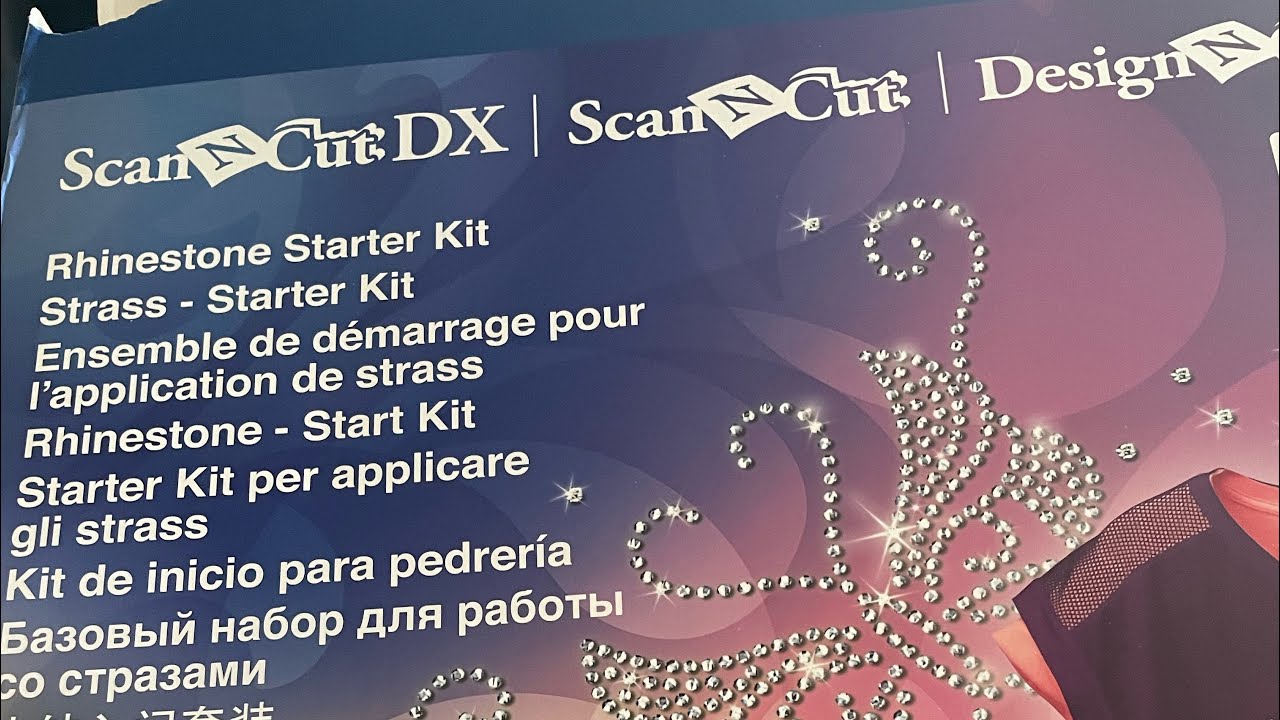 Working with RHINESTONES a with Brother’s Scan N Cut - YouTube