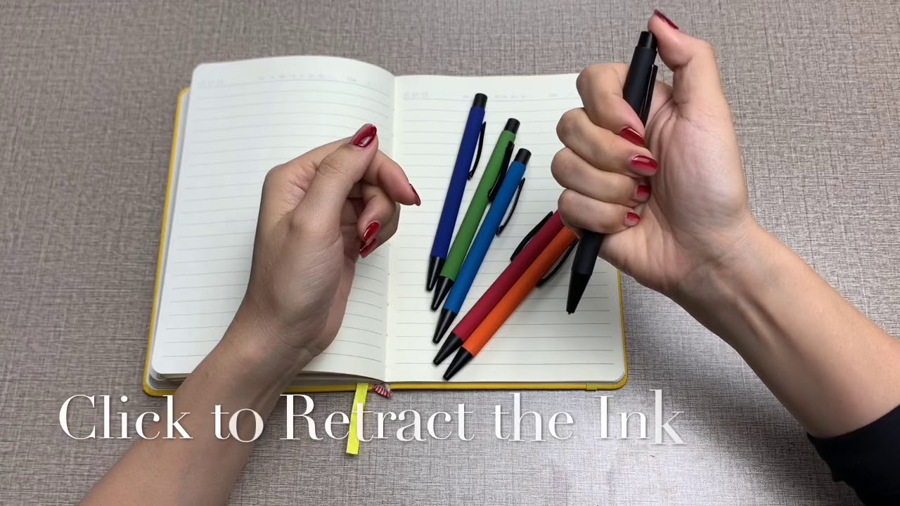Classic Click Retractable Ballpoint Pens, Multiple Colors, 1.0 Medium ...