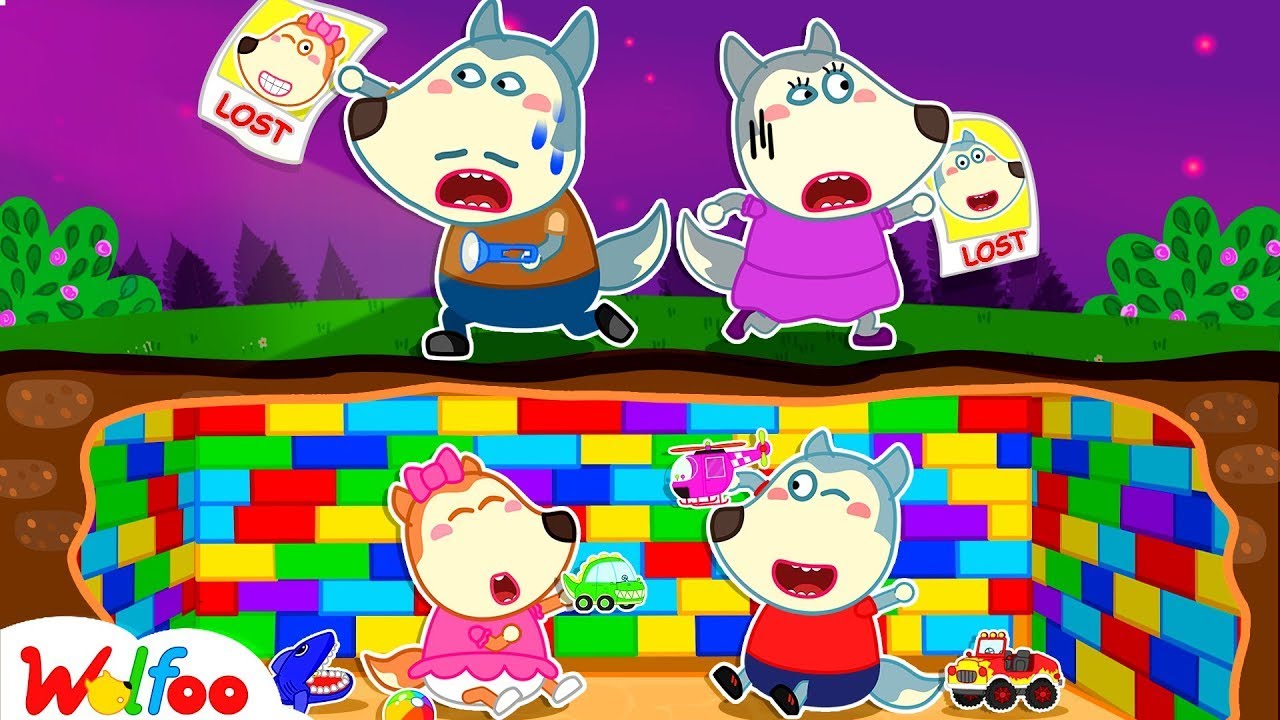 Oh No, Wolfoo and Lucy Get Lost |Wolfoo Makes Secret Colorful Lego Room ...