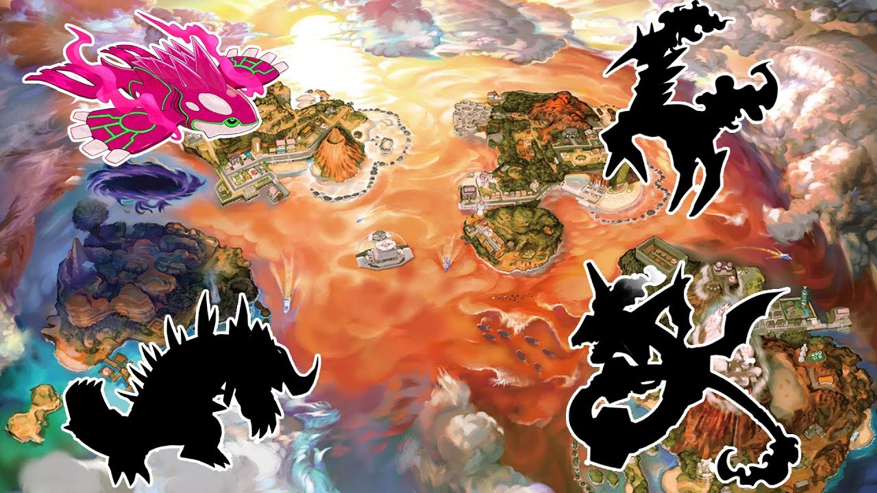 Legendary Pokemon Alolan Forms - Groudon, Arceus, Rayquaza, Kyogre ...