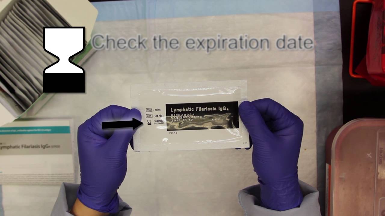 Training Video - SD BIOLINE Lymphatic Filariasis IgG4 Rapid Test - YouTube