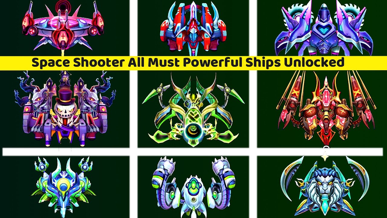 Space Shooter Galaxy Attack All Ships Unlocked By Spiderlord Official ...