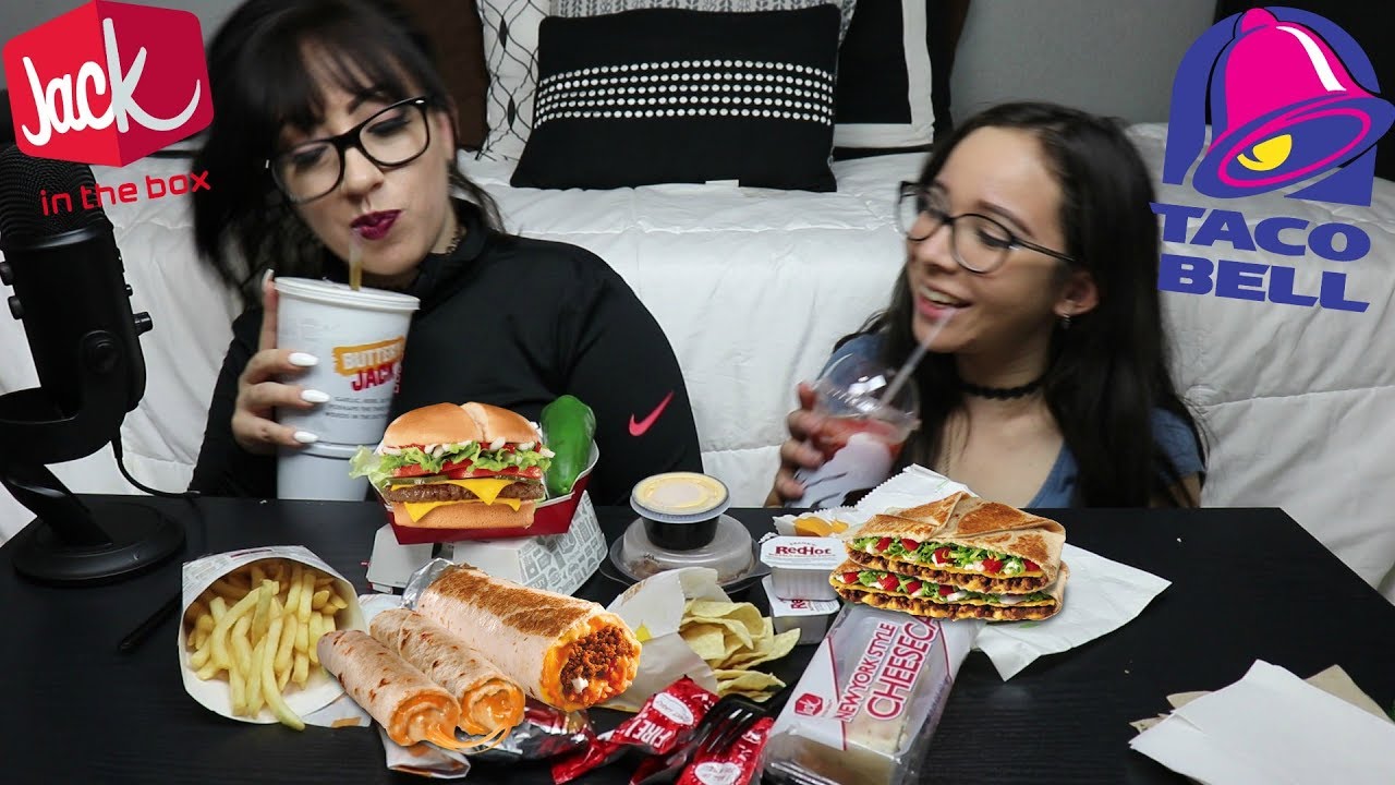 TACO BELL AND JACK IN THE BOX | EATING SHOW - YouTube