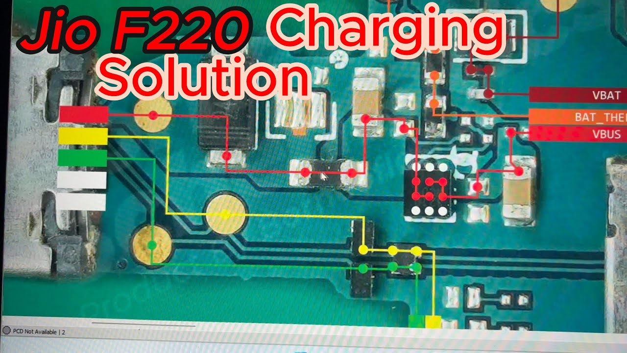 || Jio F220 charging Solution diagram || Jio F220 Not Charging Solution ...