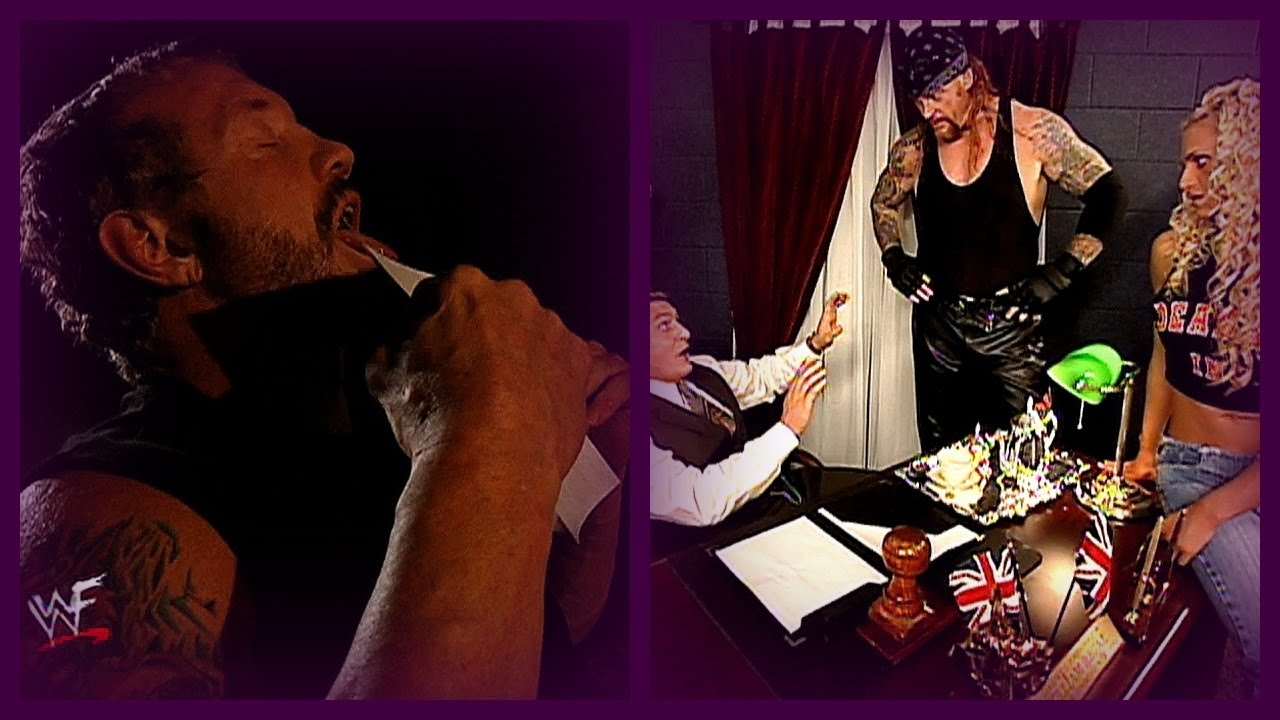 The Undertaker, Sara, Commissioner Regal, Tajiri & DDP Backstage ...