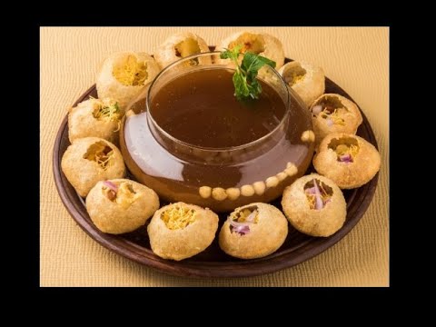 Tasty Pani Poori Pani Preparation - YouTube