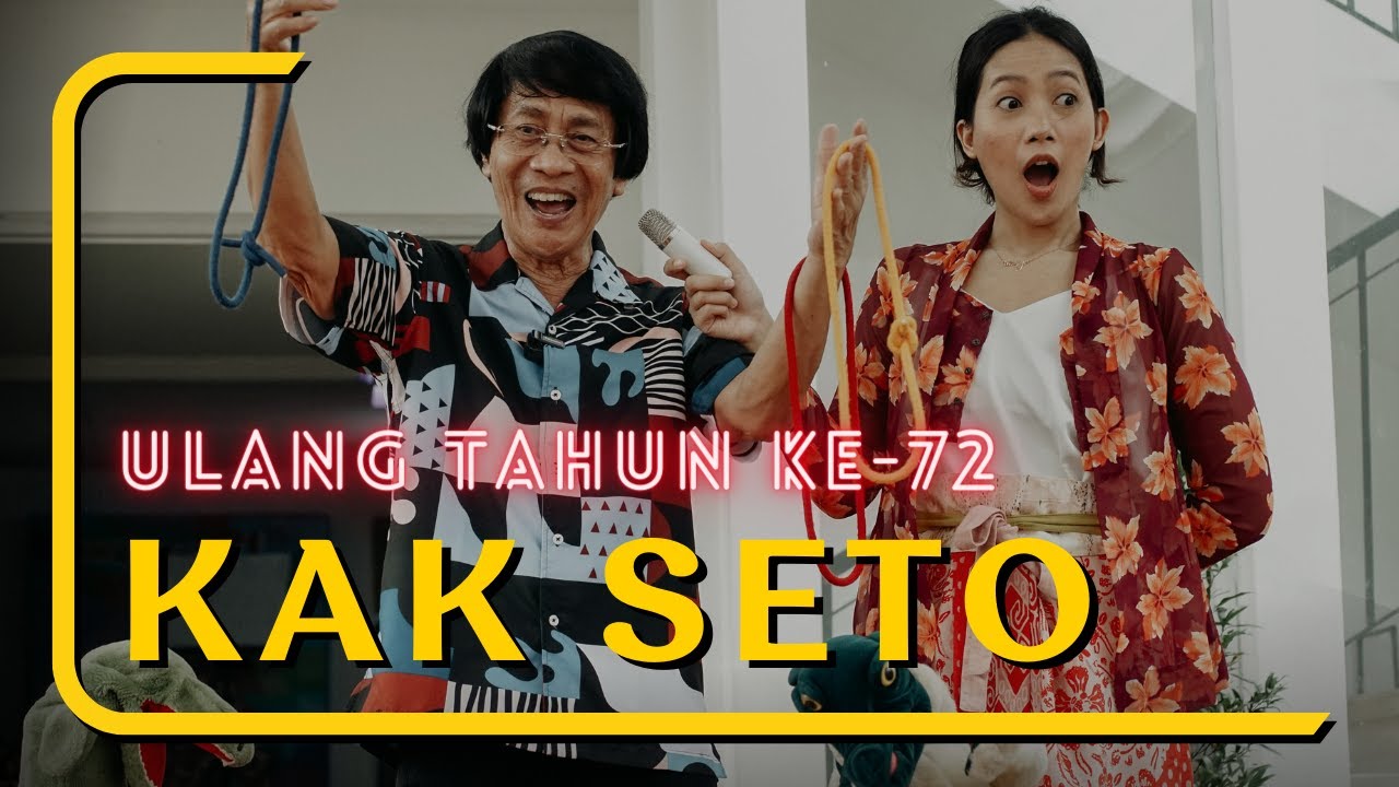 KAK SETO SUDAH 72 TAHUN JADI "KEK" SETO? | Ulang Tahun Kak Seto & Kak ...