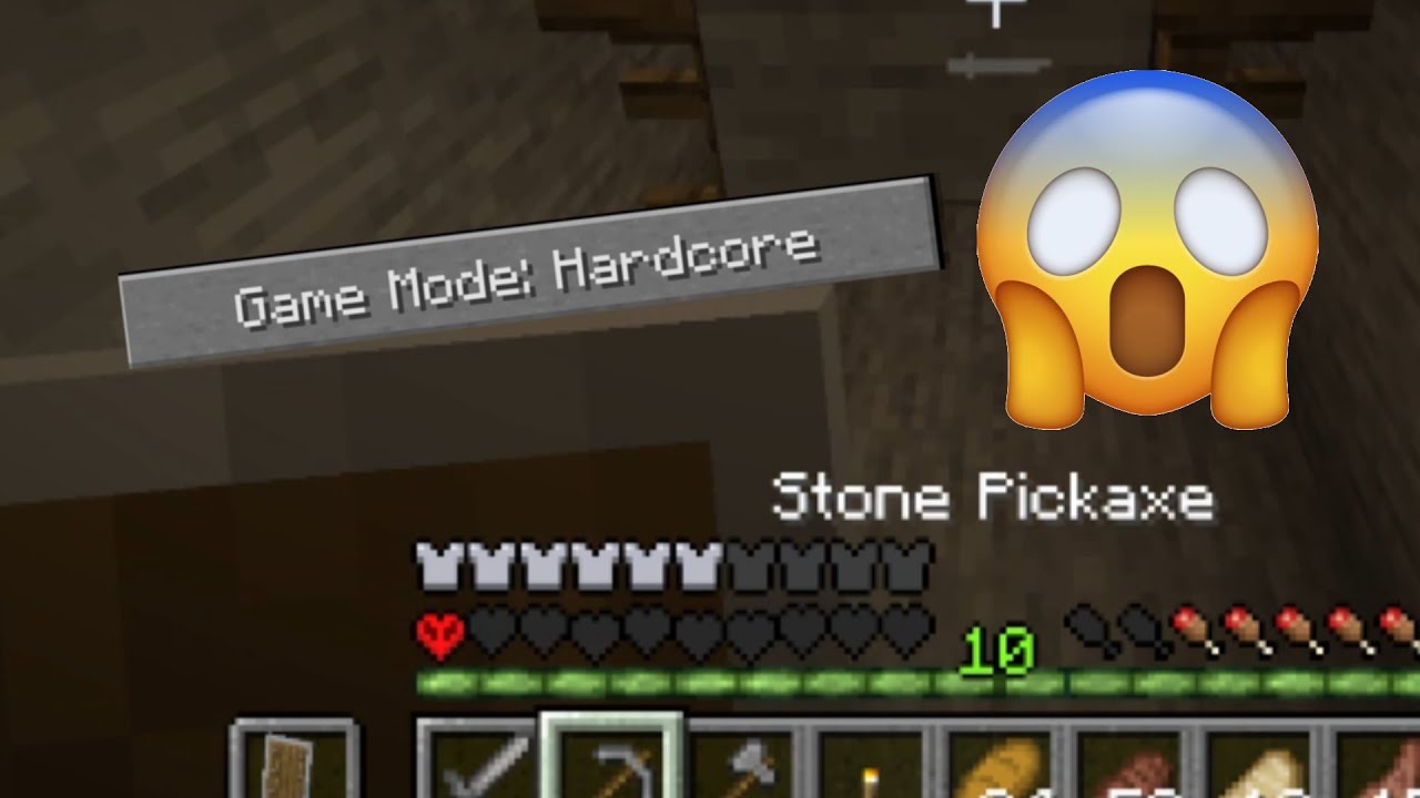 Minecraft hardcore mode is brutal (Ep1) - YouTube