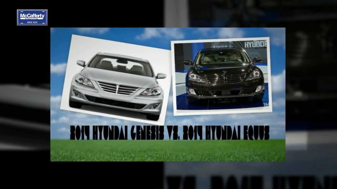2014 Hyundai Genesis Vs. 2014 Hyundai Equus - YouTube