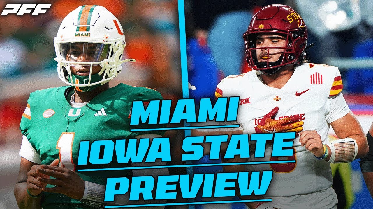Miami vs. Iowa State Preview and Prediction | PFF - YouTube
