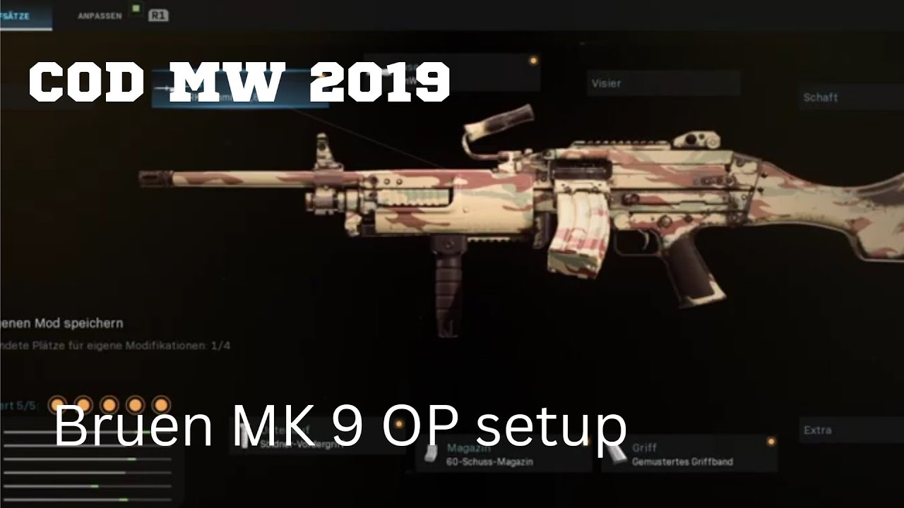Bestes Setup Bruen MK9 | CoD Modern Warfare Waffensetups - YouTube