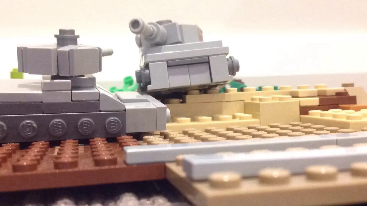 Lego mini tank battle - YouTube