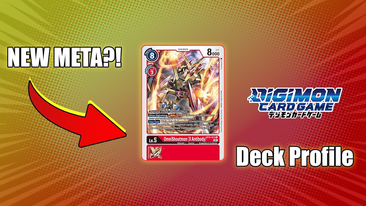 Digimon TCG: Omnishoutmon X BT9 Deck Profile - YouTube