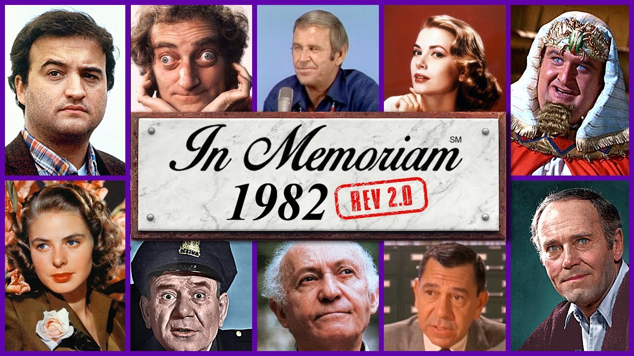 In Memoriam 1982: Famous Faces We Lost in 1982 - YouTube