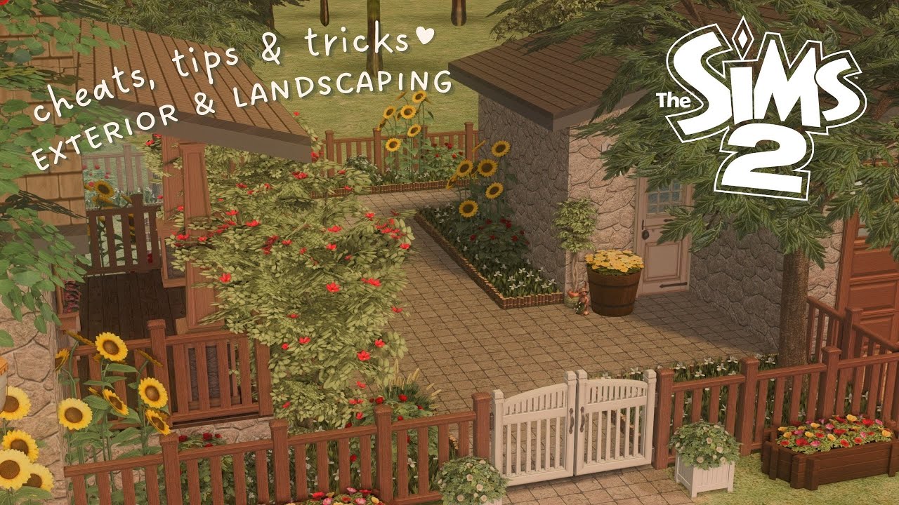 cheats, tips & tricks for building in the sims 2 🏡 landscaping ...