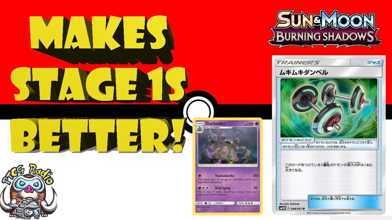 Muscle Dumbbells - New Pokémon Cards Makes Stage 1s Better! (TCG) - YouTube