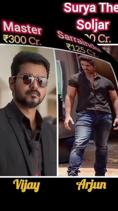 Vijay Thalapathy vs Allu Arjun movie photo trending video viral short #📸📸📸📸📸 - YouTube