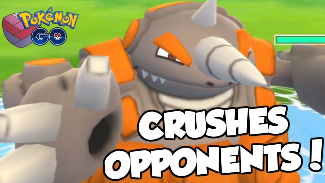 Rhyperior Crushes Opponents Pokemon Go Pvp Rose Cup Great League