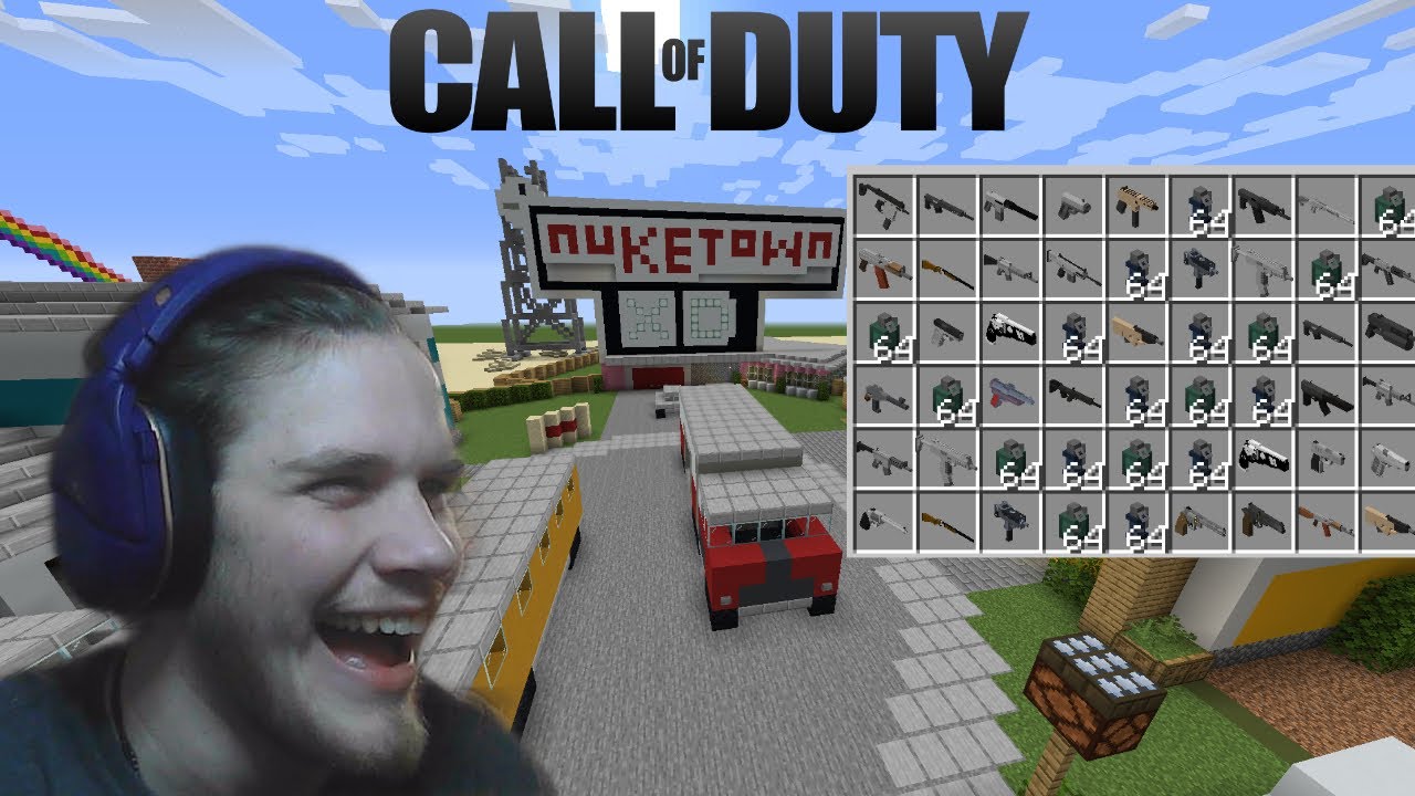 We Played Call Of Duty In Minecraft!!! - YouTube