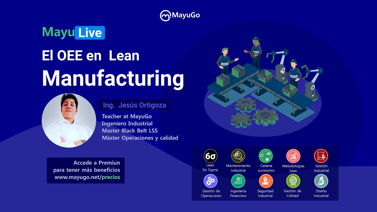 El OEE en Lean Manufacturing | MayuLive | Ingeniería Industrial - YouTube