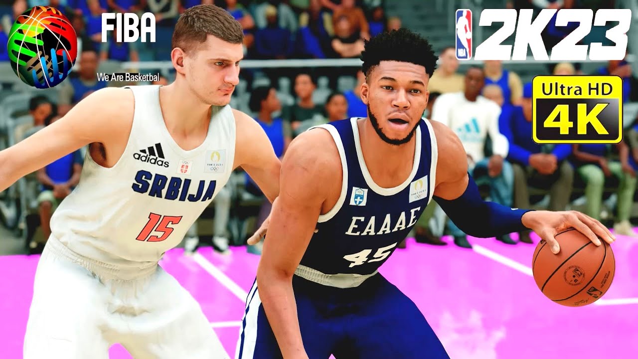 GREECE vs SERBIA | FIBA WORLD CUP QUALIFIERS 2022 WINDOW 4 | NBA 2K23 ...