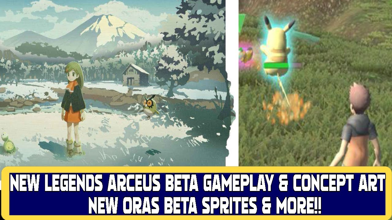 NEW LEGENDS ARCEUS BETA GAMEPLAY & CONCEPT ART LEAKED!! | NEW ORAS BETA ...