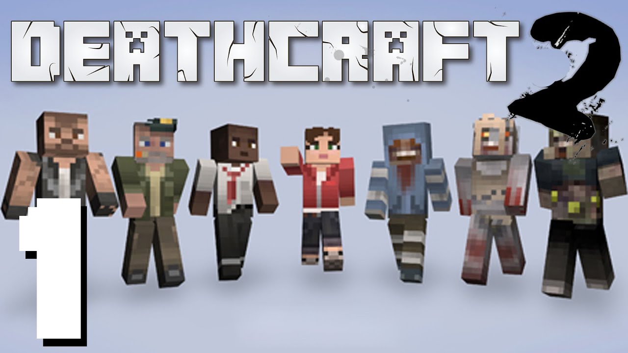 ZOMBIES IN MINECRAFT?! | Deathcraft II Part 1 - YouTube
