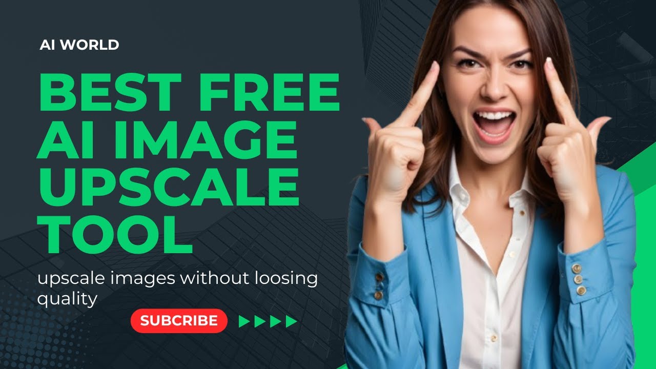 The best and Free AI Image upscale Tool - YouTube