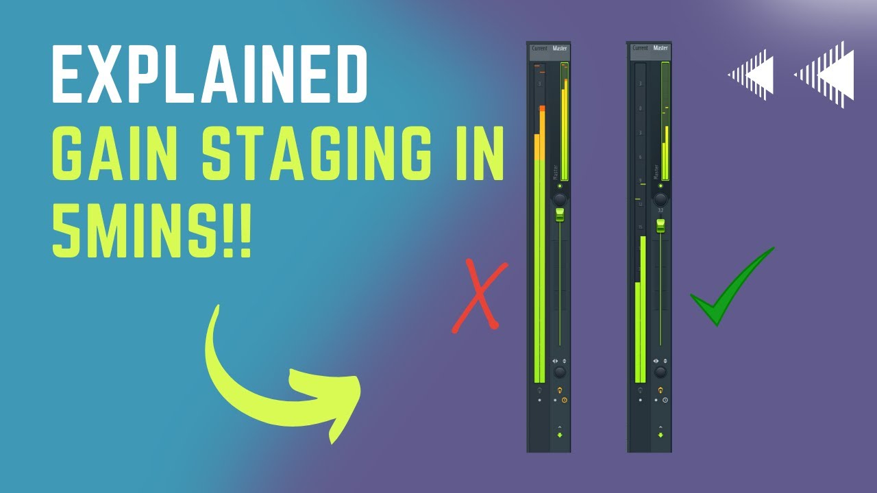 Gain staging explained in 5 mins | FL studio - YouTube