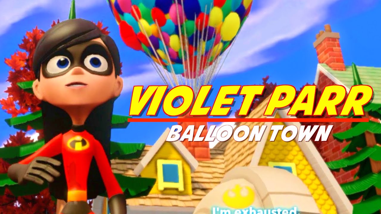 Violet Saves Balloon Town | Violet Parr | The Incredibles | Disney ...