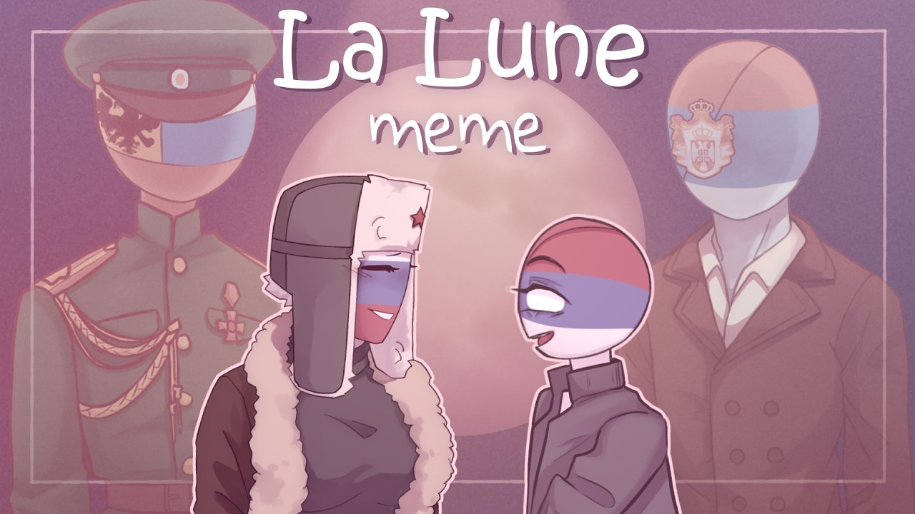La Lune meme | collab ft. @summersun2 [CountryHumans] - YouTube