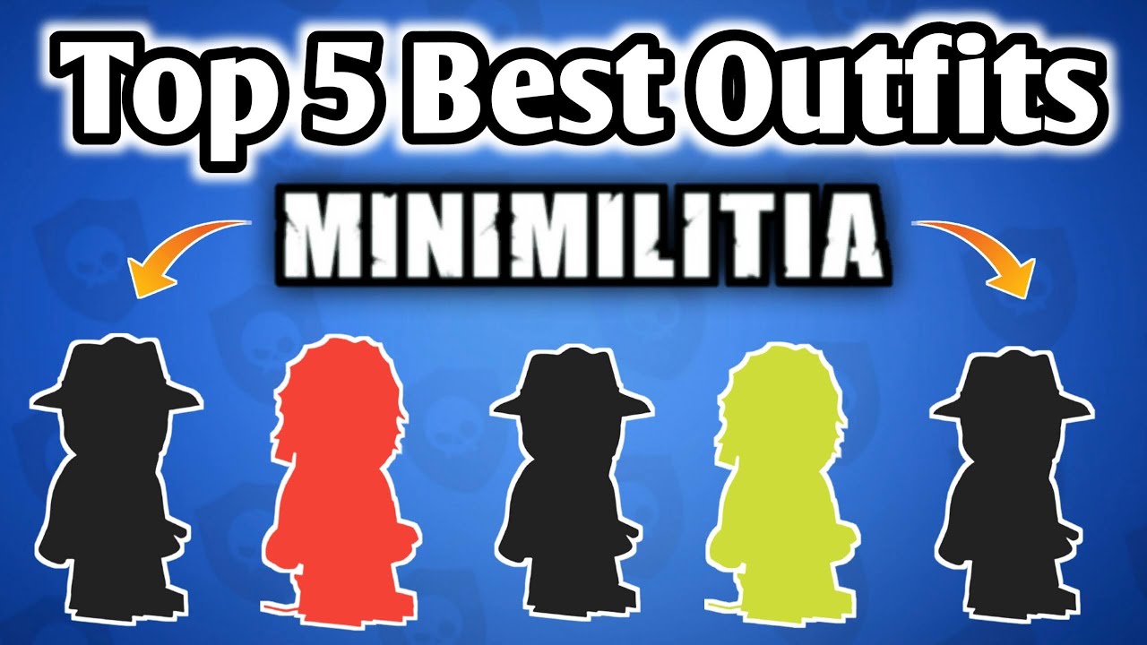 😍Top 5 Best Mini Militia Outfits | Mini Militia Outfits | Mini Militia ...