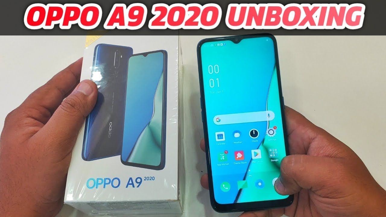 Oppo A9 2020 Unboxing Retail Unit - YouTube