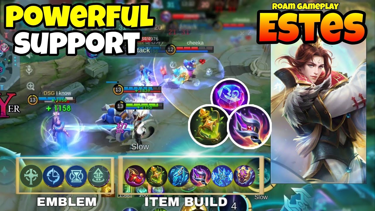 Estes Best Build and Emblem 2024 | Estes Gameplay pt103 - Roam Gameplay ...