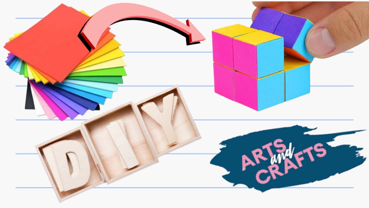 how to make paper puzzle cube - YouTube