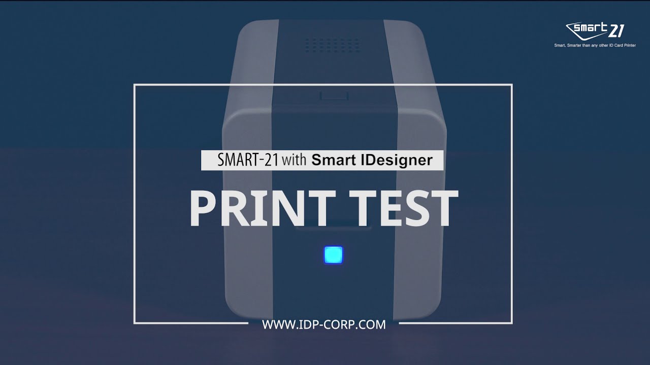[SMART-21] Print Test with Smart IDesigner - YouTube